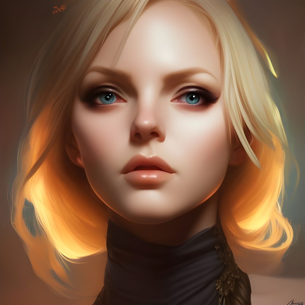 Female Portrait 7 - AI Generated Artwork - NightCafe Creator