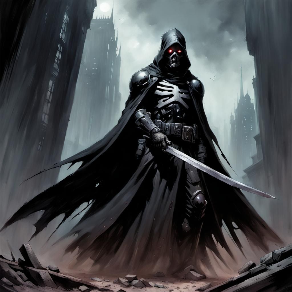 Grimdark by Clayton Crain - Grimdark Comic Art Illustration