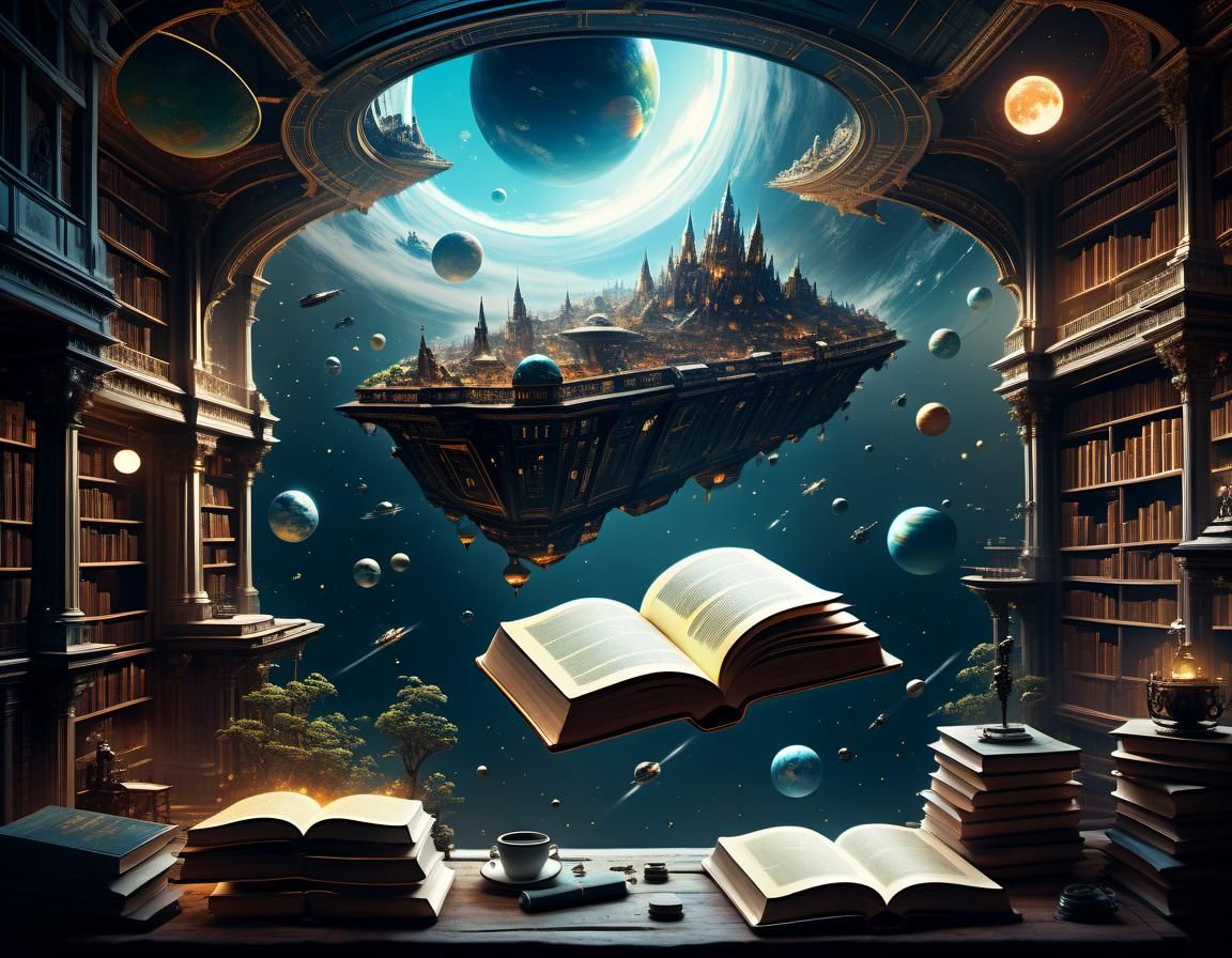 Random Objects in Space - AI Generated Artwork - NightCafe Creator