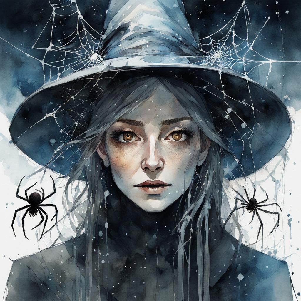 Spider witch - AI Generated Artwork - NightCafe Creator