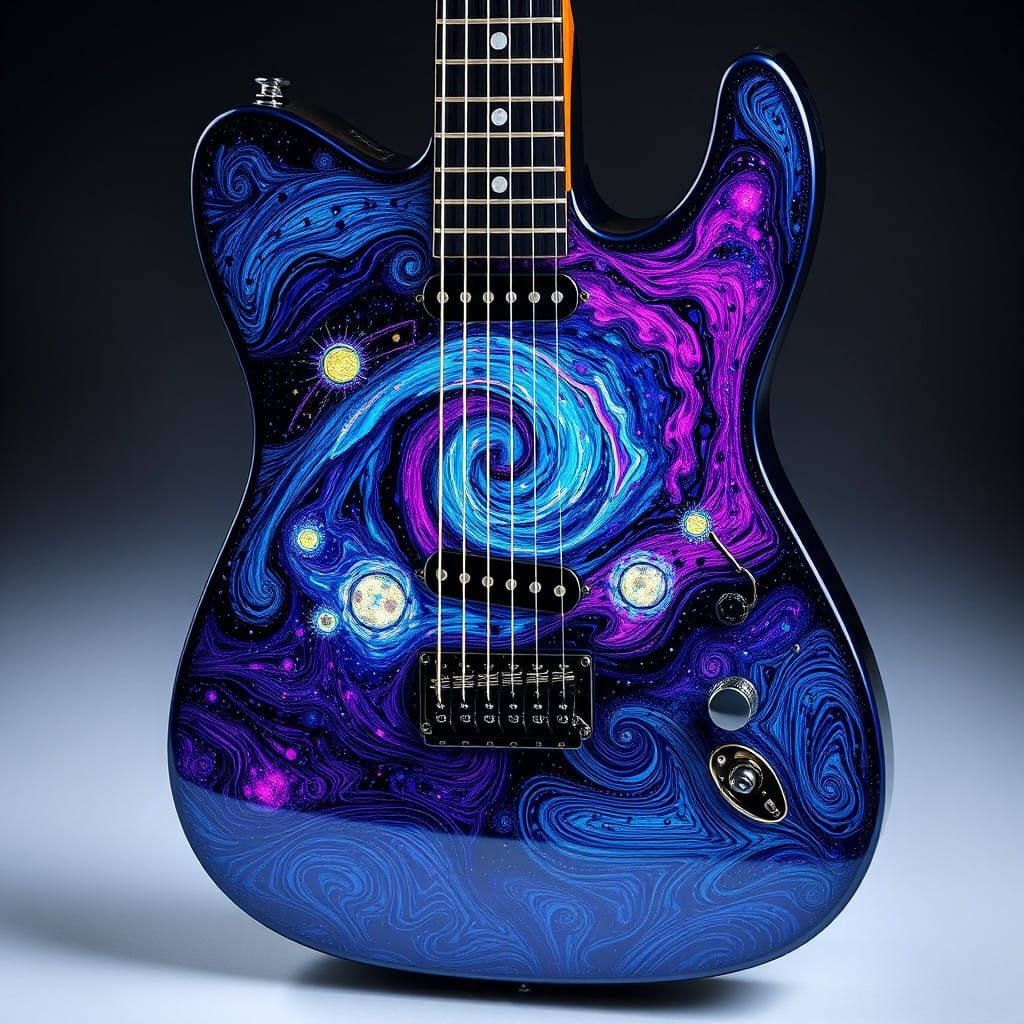 A guitar of wonder - Galactic Electric Guitar in Psychedeli...