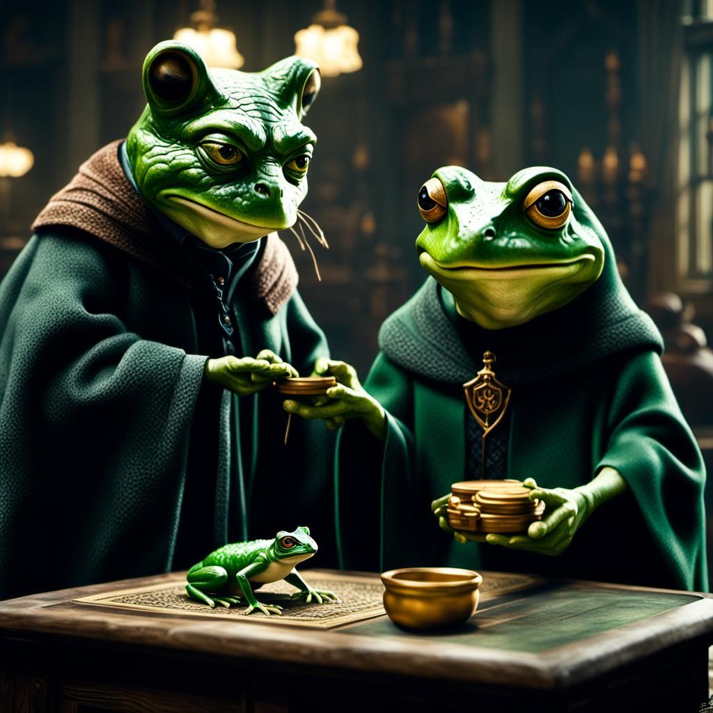 Professor Frogwarts - AI Generated Artwork - NightCafe Creator