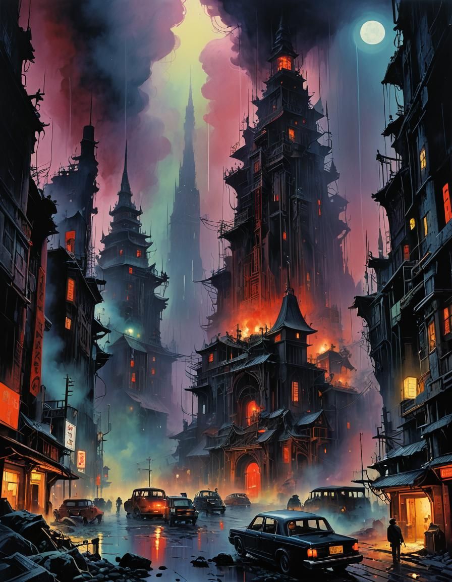 Utopia Tokyo - AI Generated Artwork - NightCafe Creator