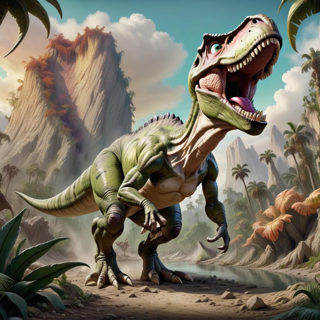 Amazing T-Rex - AI Generated Artwork - NightCafe Creator