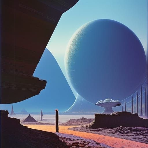 Alien Civilization - AI Generated Artwork - NightCafe Creator