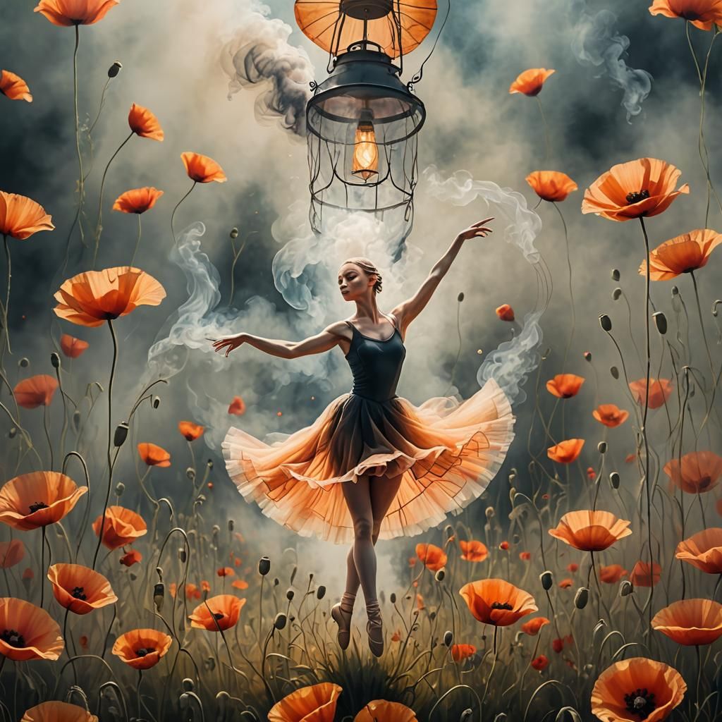 Dancing with Light. - AI Generated Artwork - NightCafe Creator