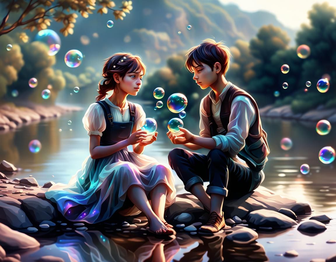 Falling in Love - AI Generated Artwork - NightCafe Creator