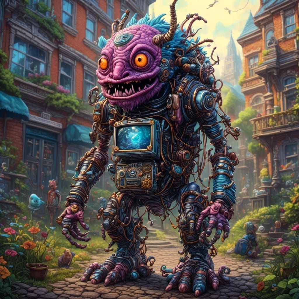Monster Bot - AI Generated Artwork - NightCafe Creator