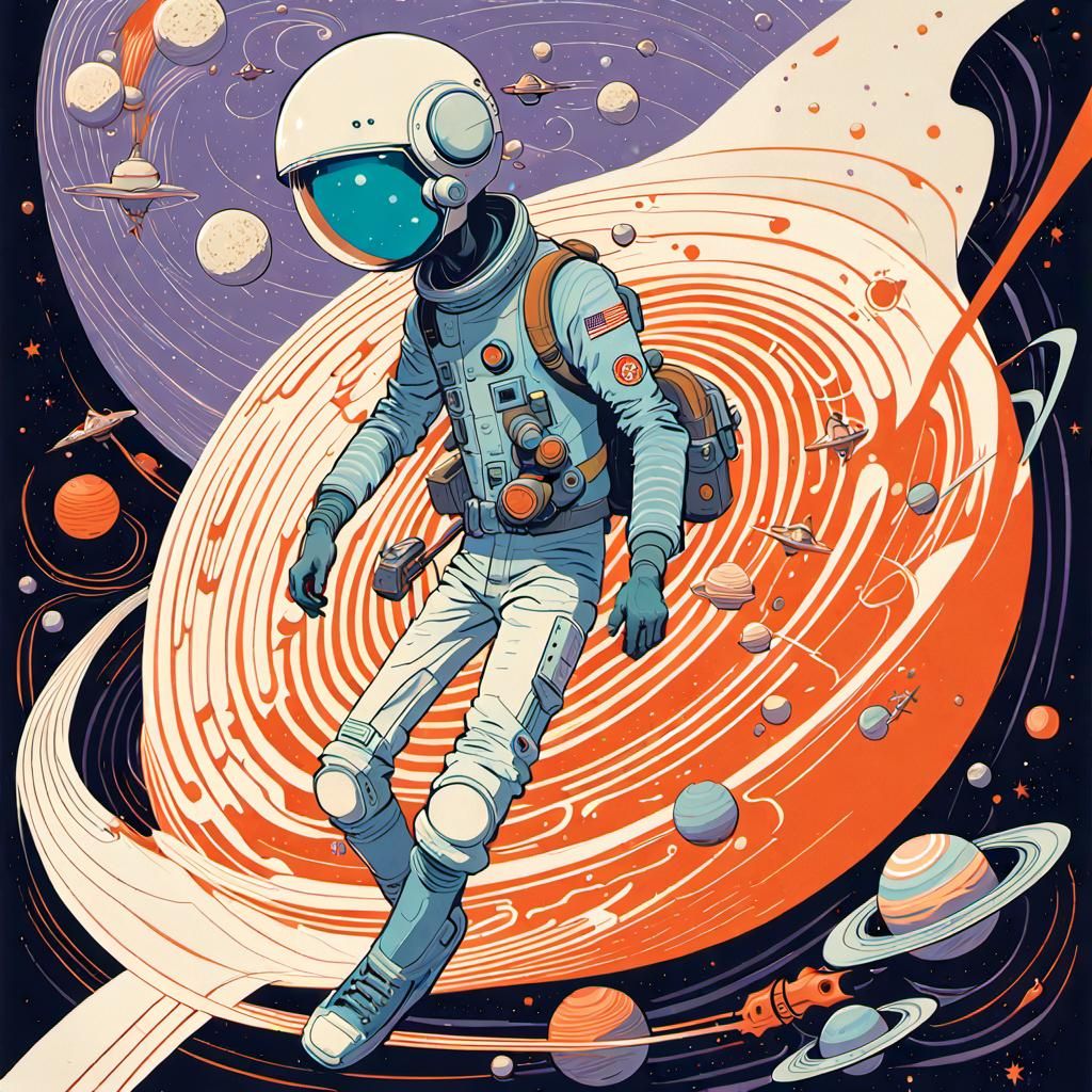 Bio punk planet cream lavender nephilims in space :: anthropomorphic ...