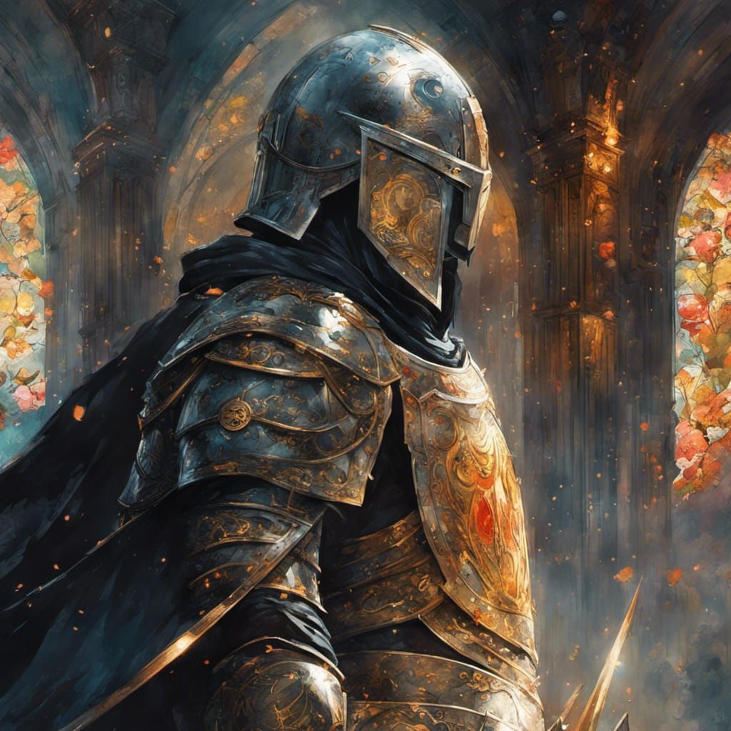 The knight that ended the reign of the mad king - AI Generated Artwork ...