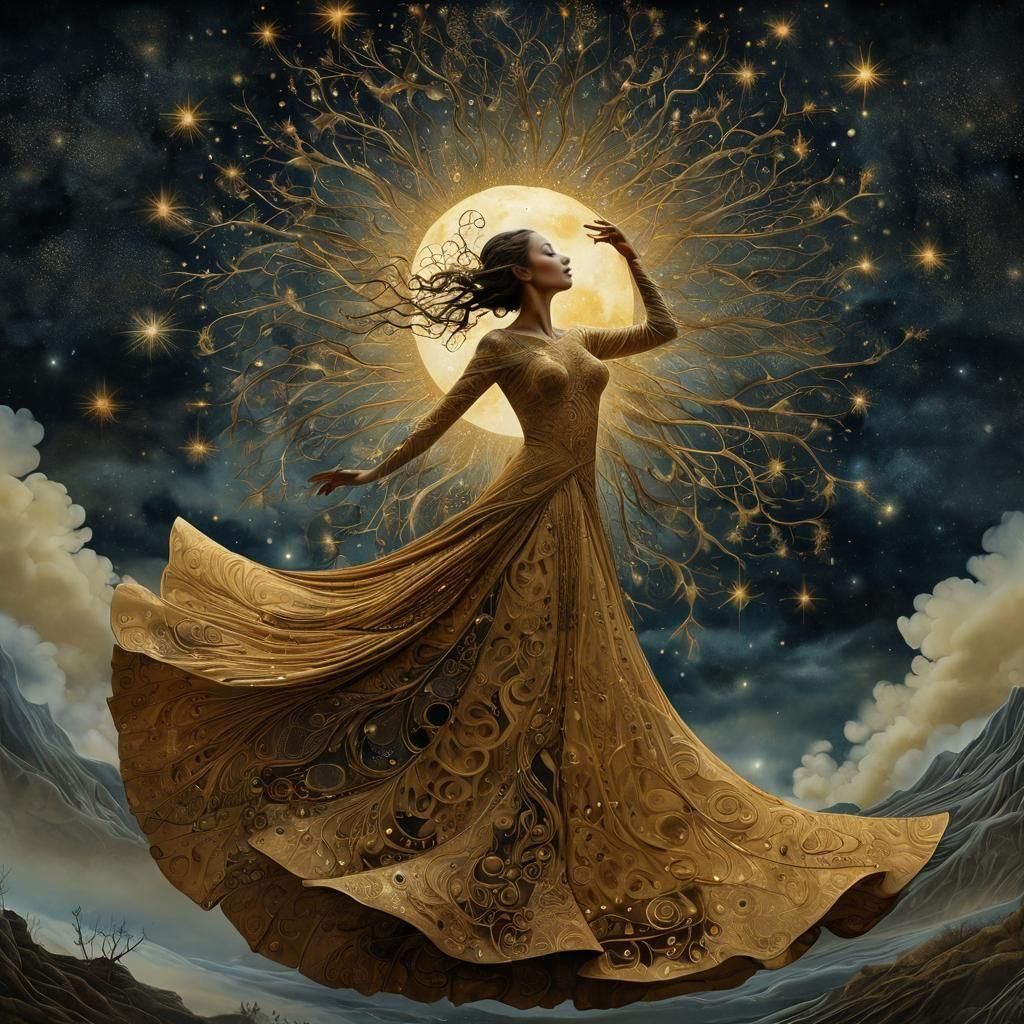 The Golden Dance - AI Generated Artwork - NightCafe Creator