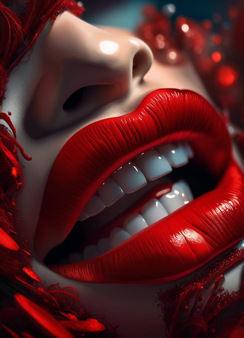 Woman in Red v2 - AI Generated Artwork - NightCafe Creator