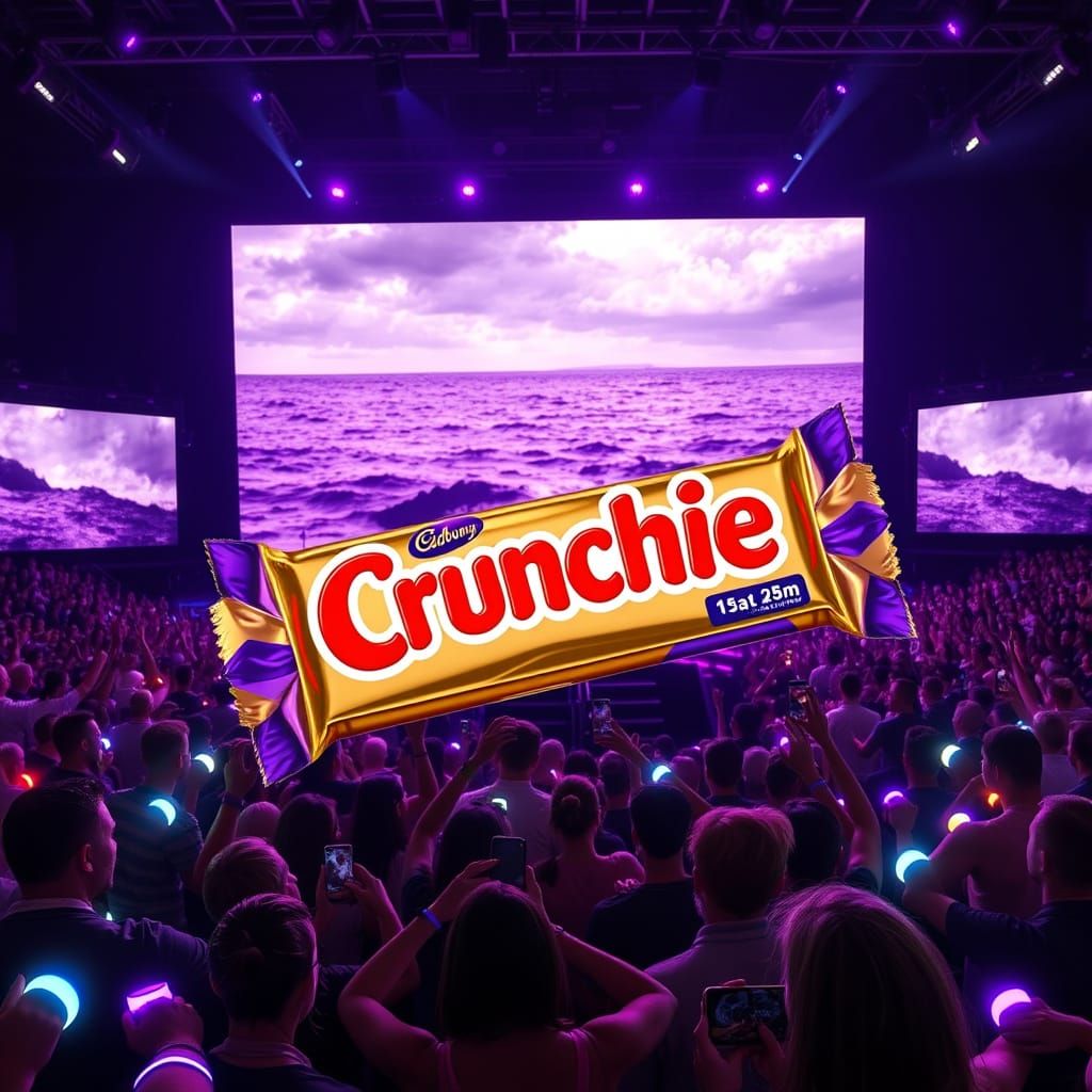 Crunchie Bar Rocks Eurovision: Futuristic Concept ... - AI Art
