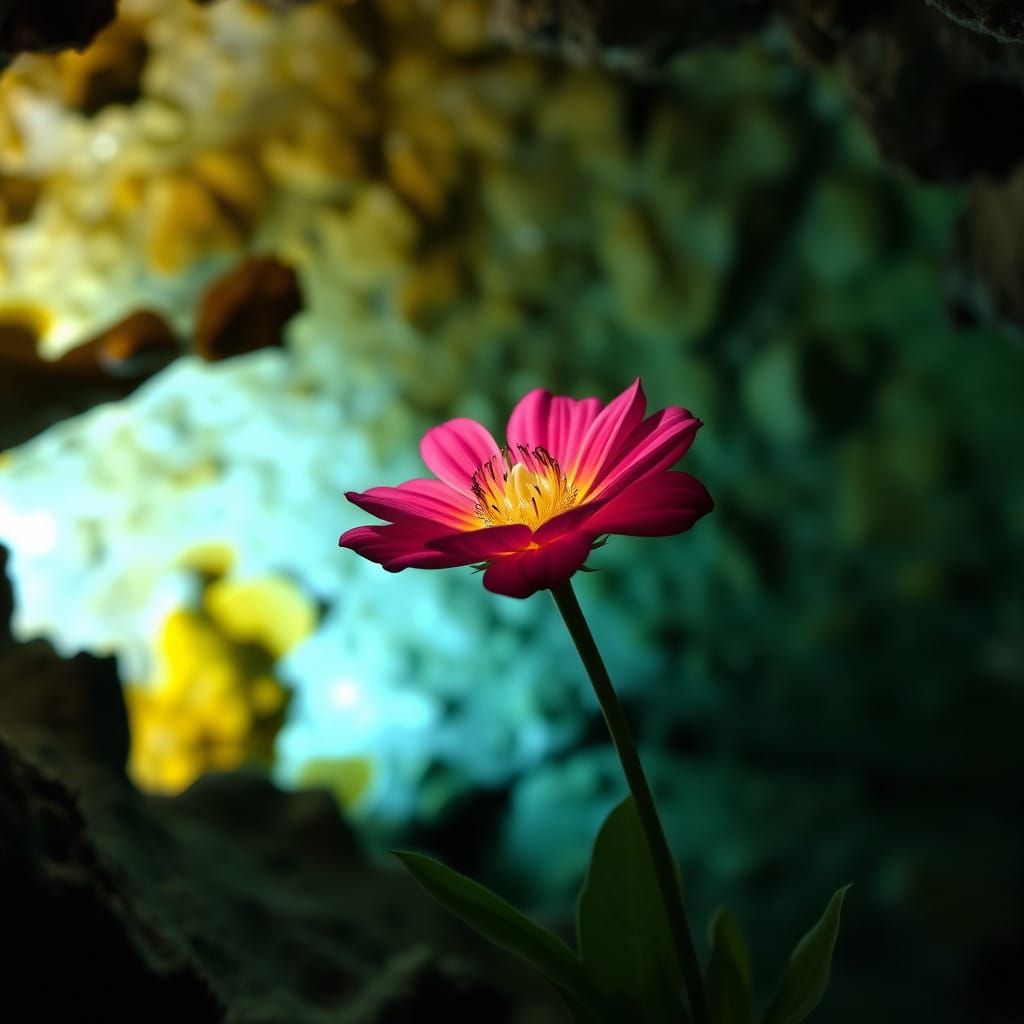 luminescent cave flower - luminescent cave flower
