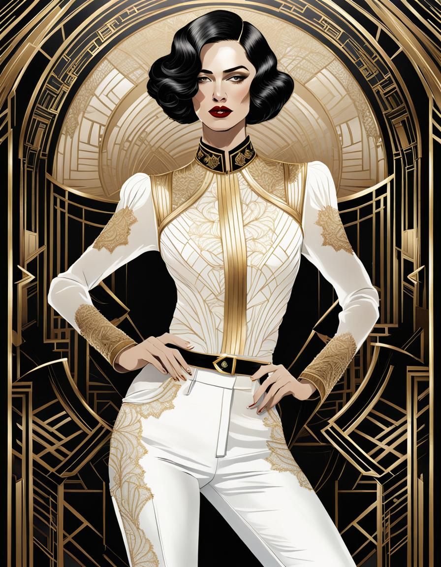 art deco inspire - AI Generated Artwork - NightCafe Creator