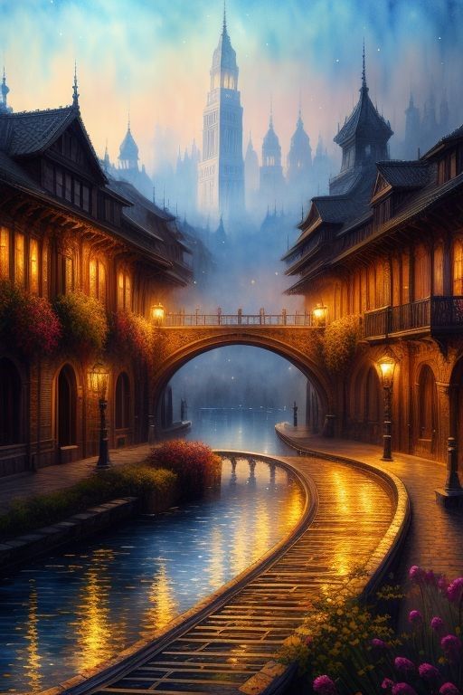 Night Stroll - AI Generated Artwork - NightCafe Creator