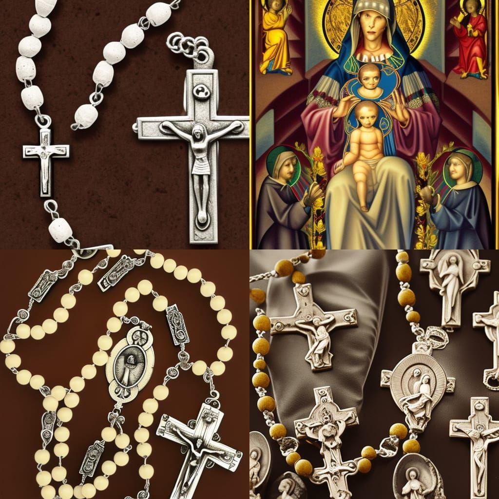 The Glorious Mysteries of the Rosary - AI Generated Artwork - NightCafe ...
