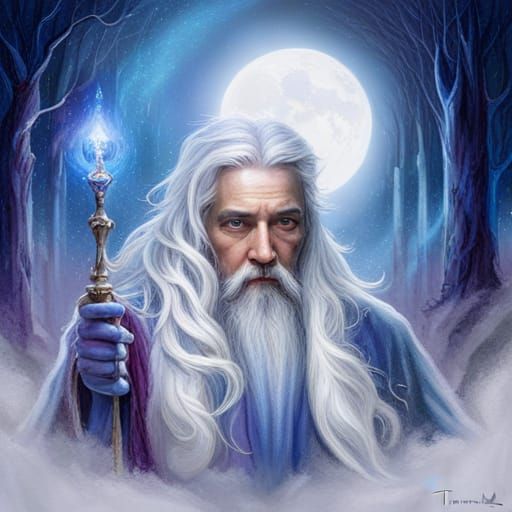 Fantastic wizard, stunningly crisp & symmetrical facial detail ...