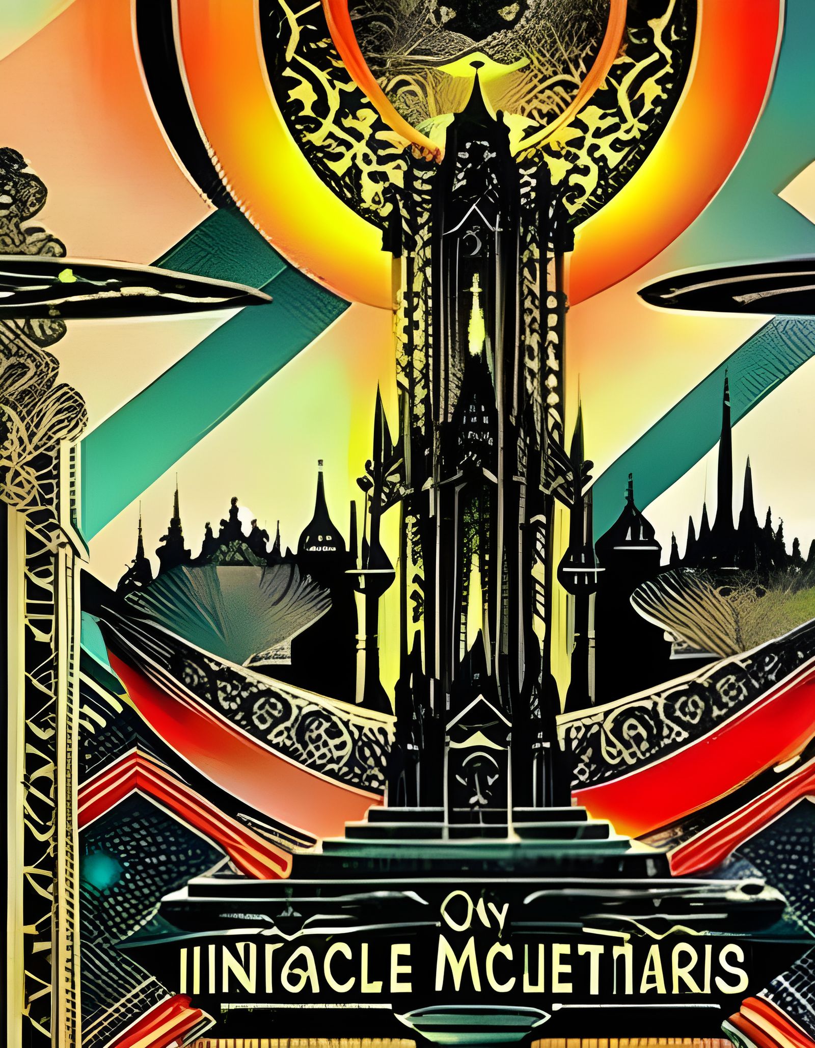 Art Deco Castle (Original Prompts From https://creator.nightcafe.studio ...