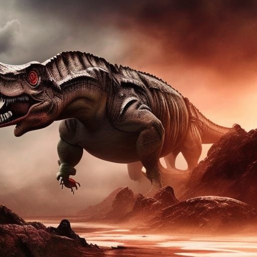 DINOZILLA - AI Generated Artwork - NightCafe Creator