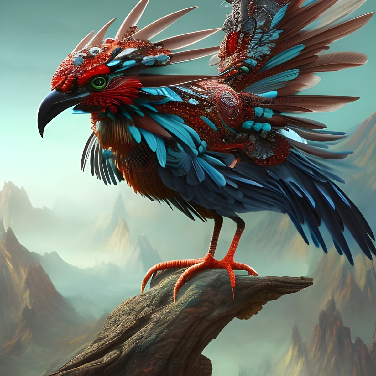 "Atotolin" - Aztec Culture - AI Generated Artwork - NightCafe Creator