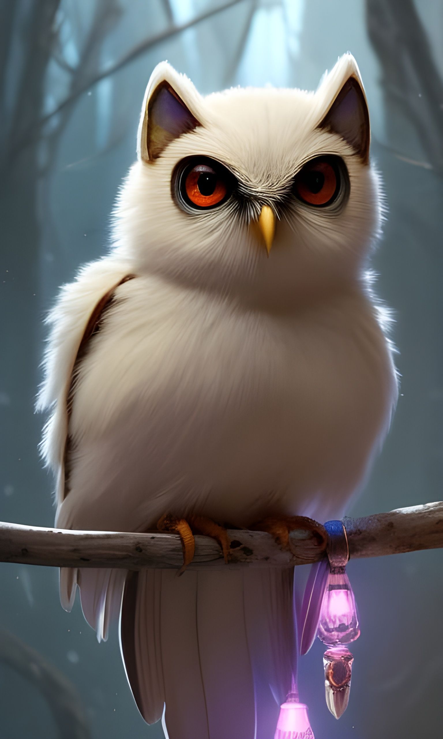 Villain Owl - AI Generated Artwork - NightCafe Creator