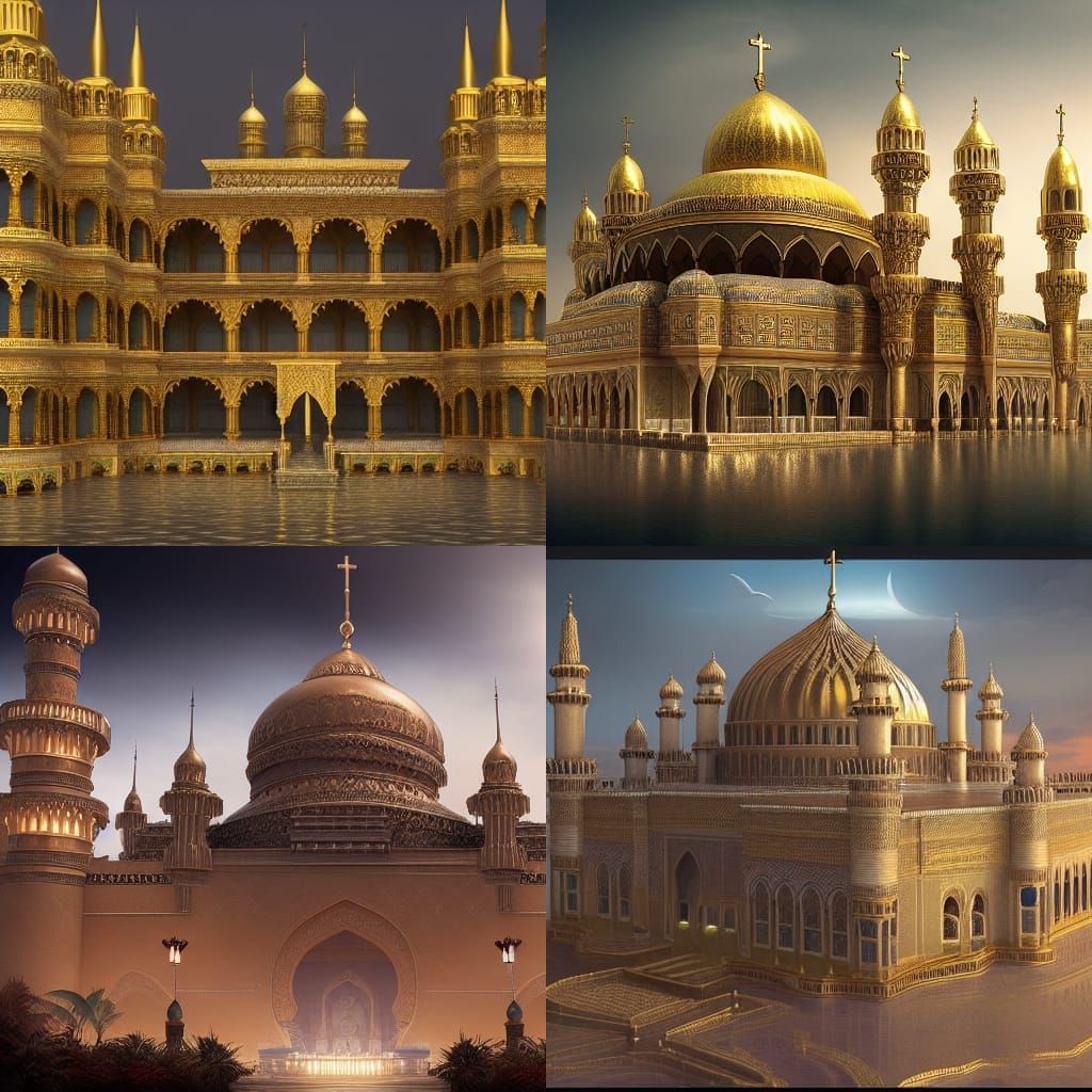 holy grand Islam Palace - AI Generated Artwork - NightCafe Creator