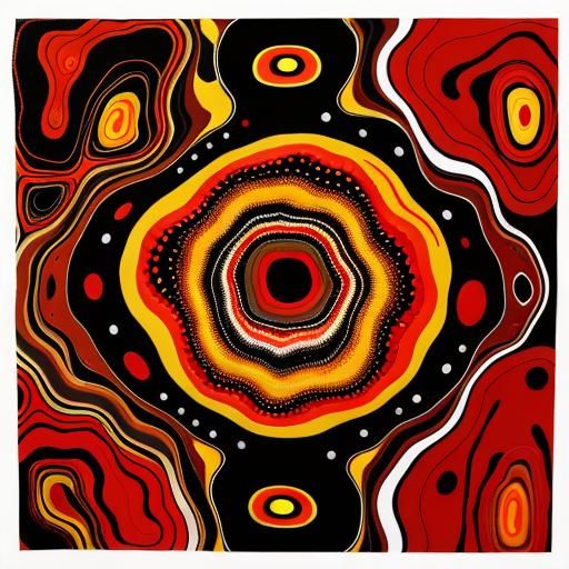 Dots and dashes. Weird pareidolia faces. Surrealist art. Aboriginal art ...