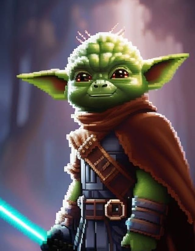 Grogu the "Teenage" Padawan - AI Generated Artwork - NightCafe Creator