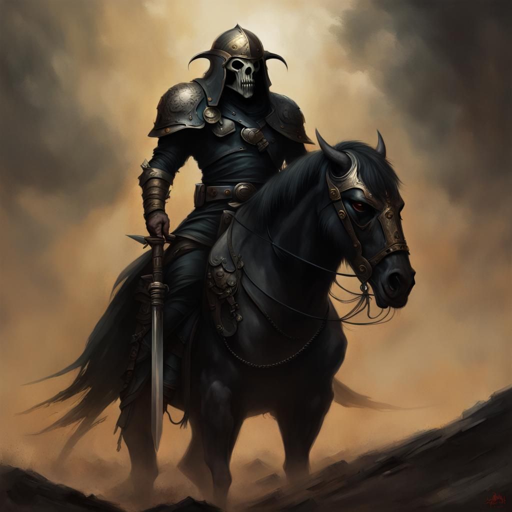 Dark Rider - AI Generated Artwork - NightCafe Creator
