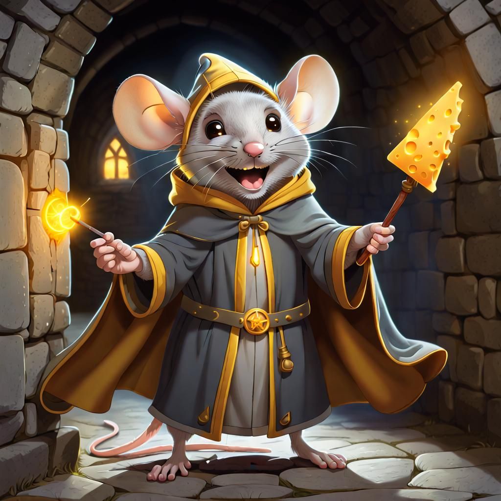 mouse wizard - AI Generated Artwork - NightCafe Creator