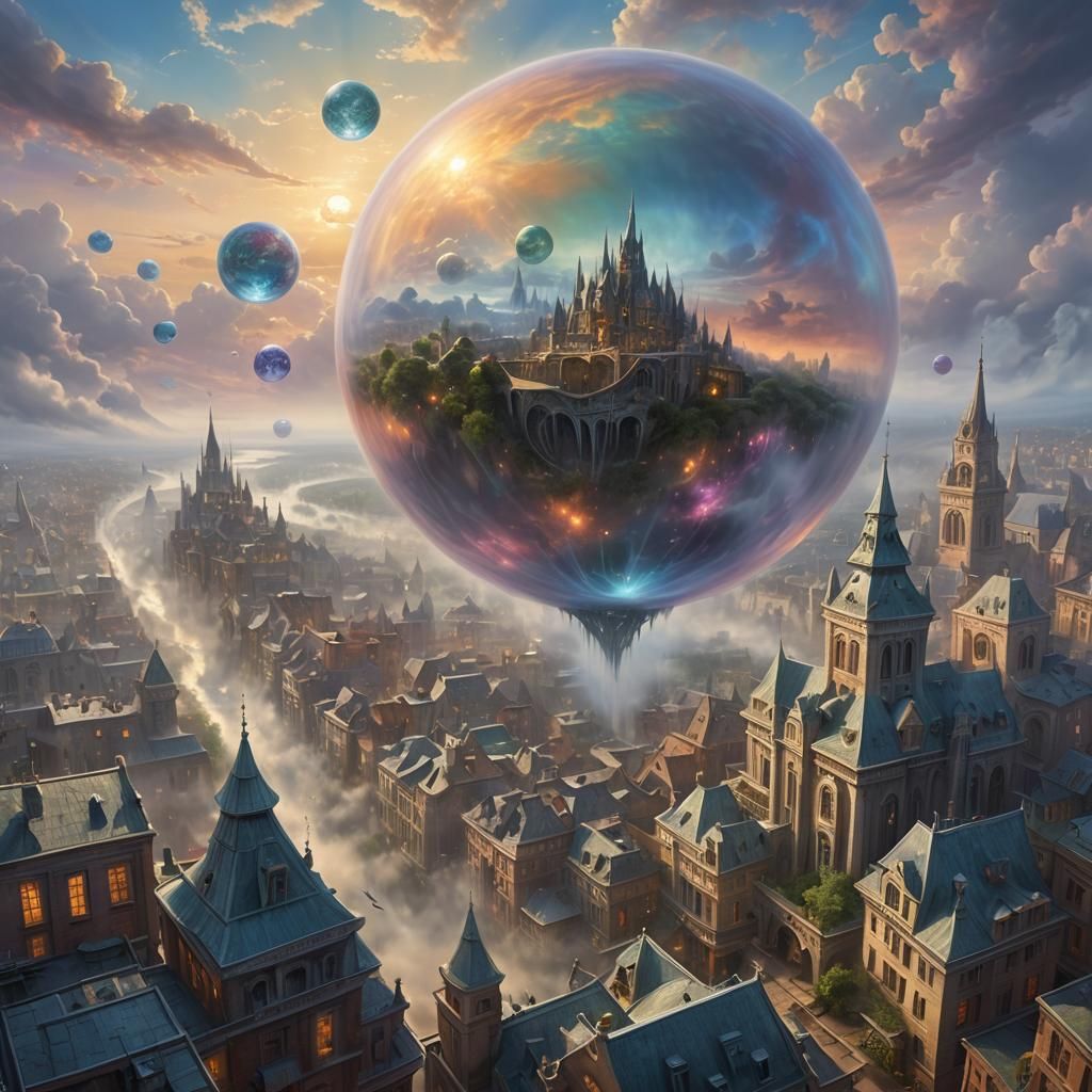 pocket bubble dimension - AI Generated Artwork - NightCafe Creator