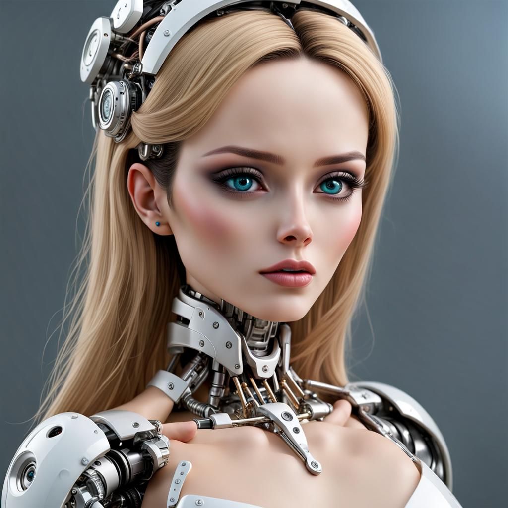 Highly Detailed Fembot Exquisite Fine Features - AI Generated Artwork ...
