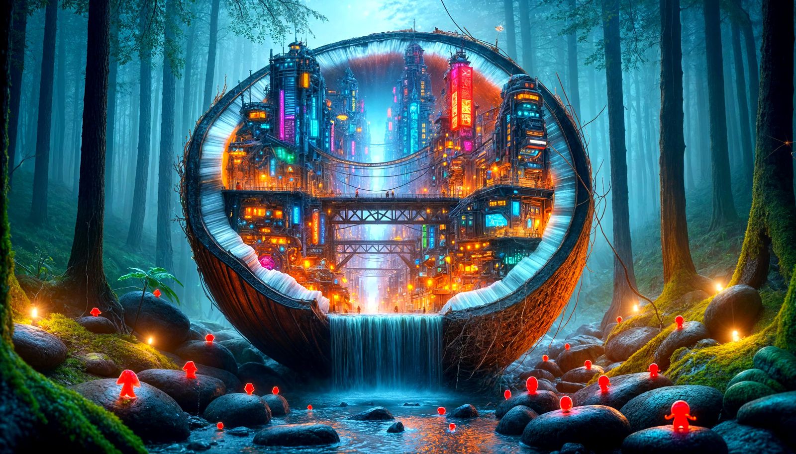 Tiny Cyberpunk Troll Village... - Tiny Cyberpunk Troll Villa...