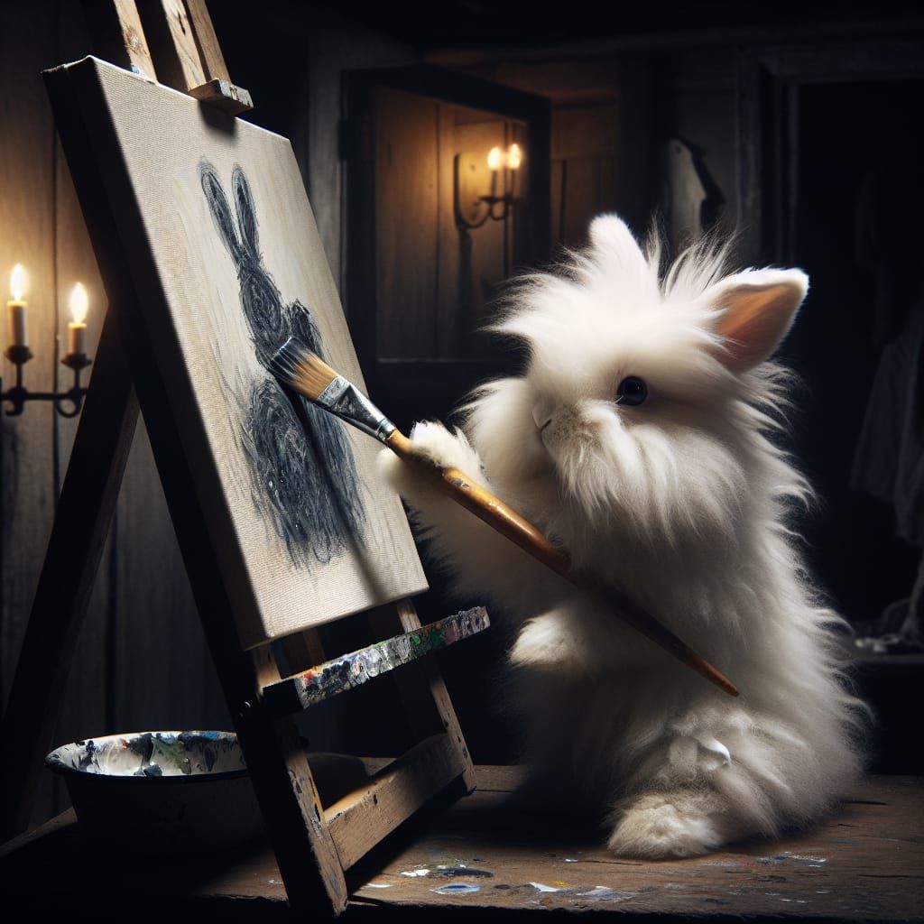 The Painter - AI Generated Artwork - NightCafe Creator