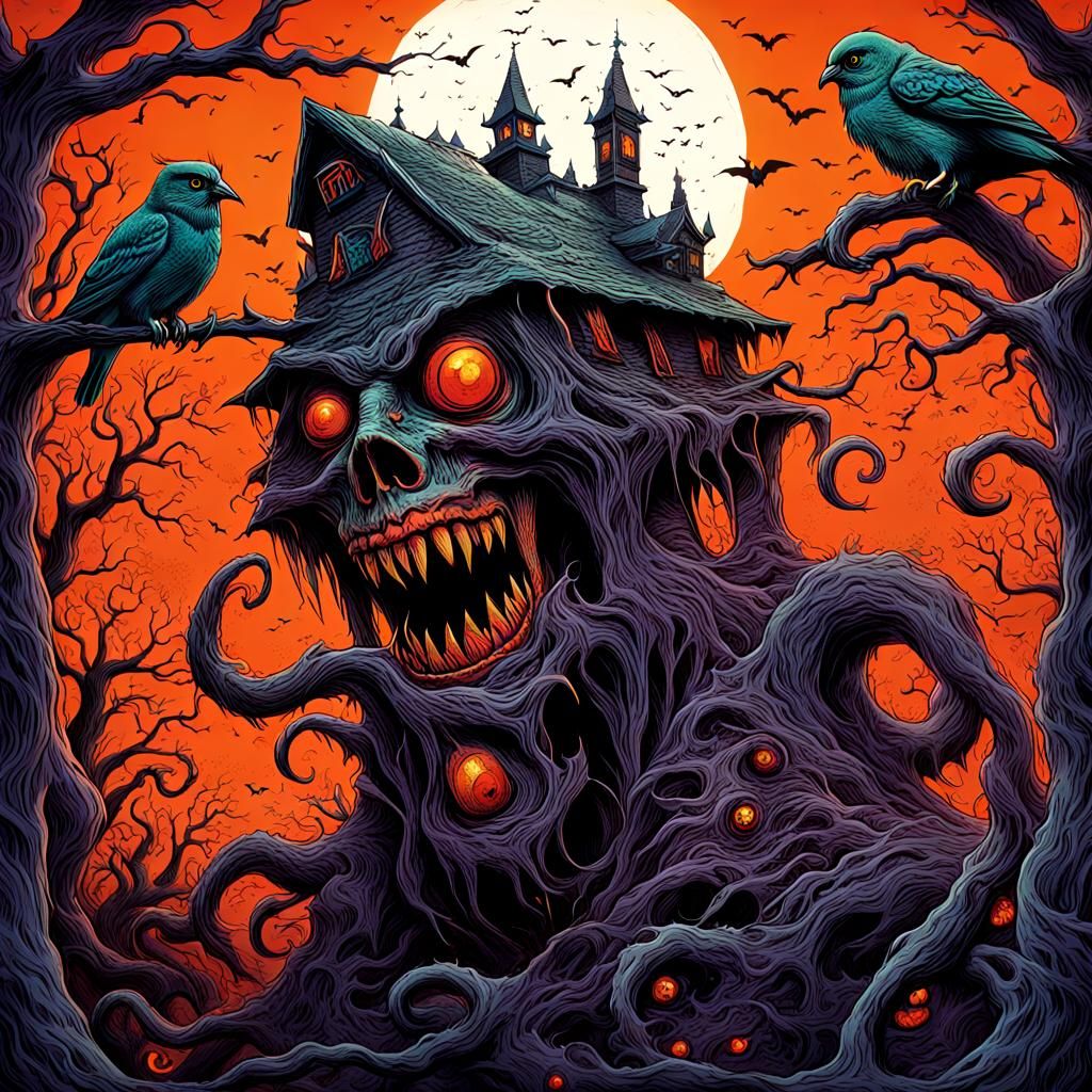 A Nightmare in the scariest color - AI Generated Artwork - NightCafe ...