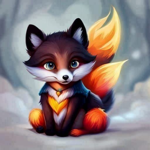 Firefox as comic like - AI Generated Artwork - NightCafe Creator