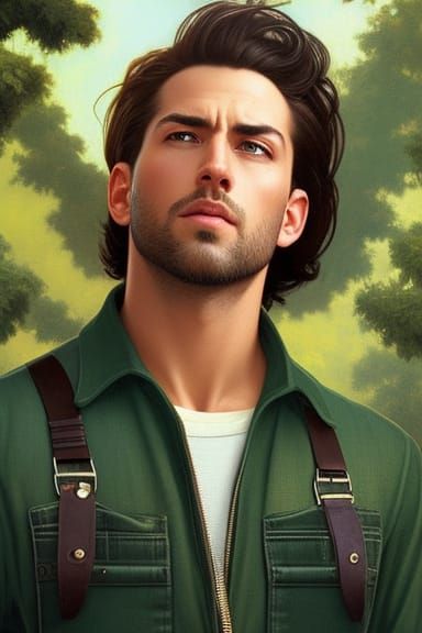 Handsome man - AI Generated Artwork - NightCafe Creator