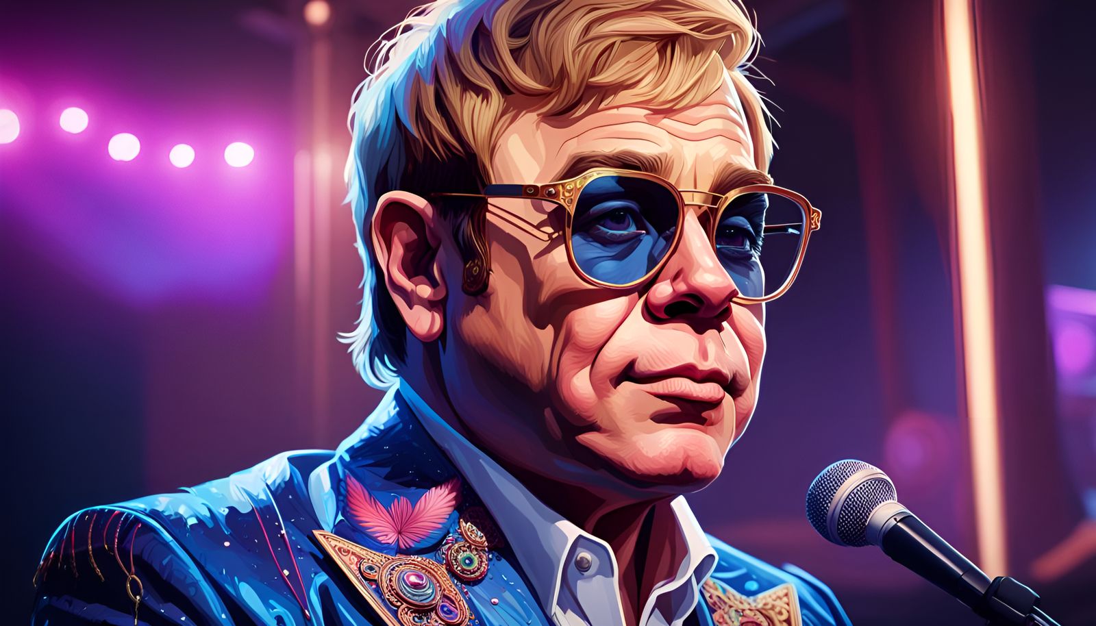 ELTON JOHN 🎸🎷 Cold Heart SAX COVER Thumbnail - AI Generated Artwork ...