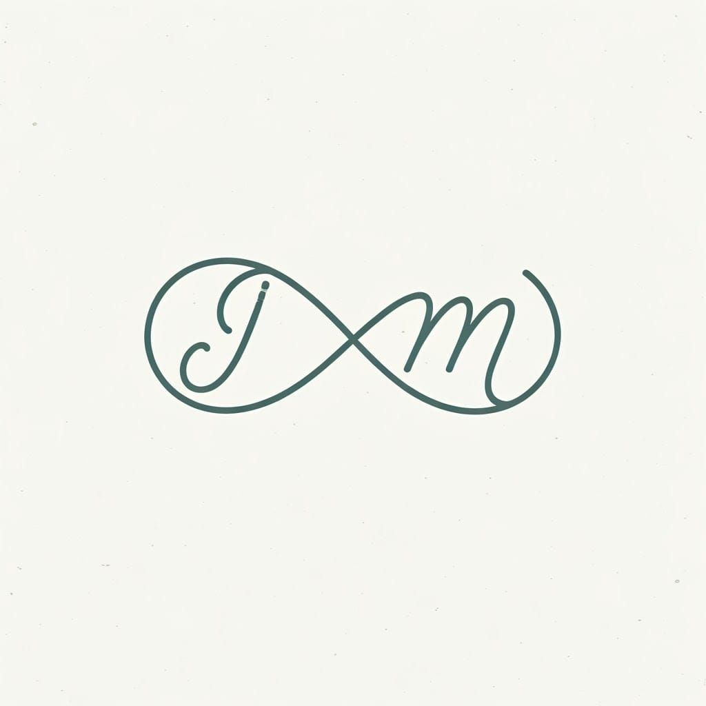 A simple yet elegant design in the form of an infinity symbol wrapped ...