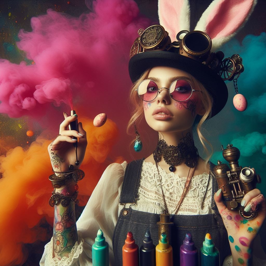 Steampunk artist - AI Generated Artwork - NightCafe Creator