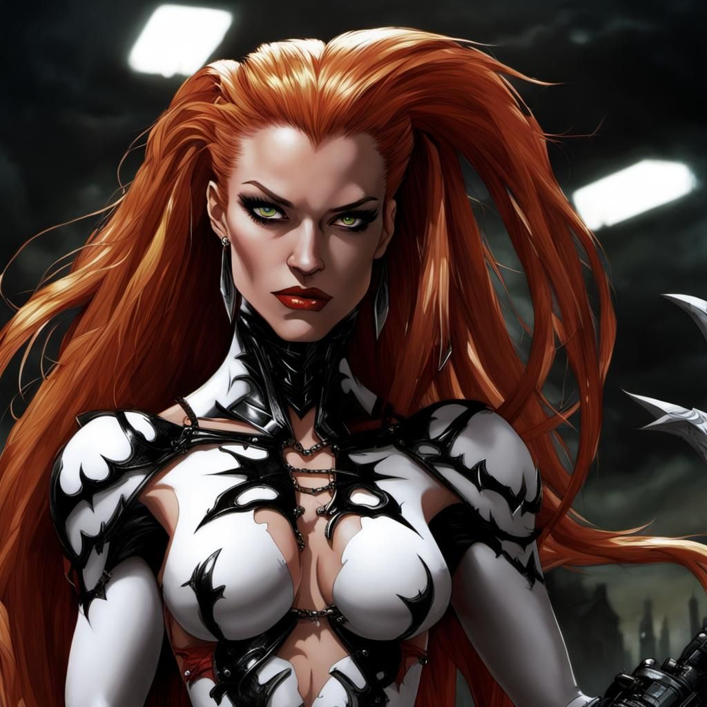 Angela from Spawn - AI Generated Artwork - NightCafe Creator