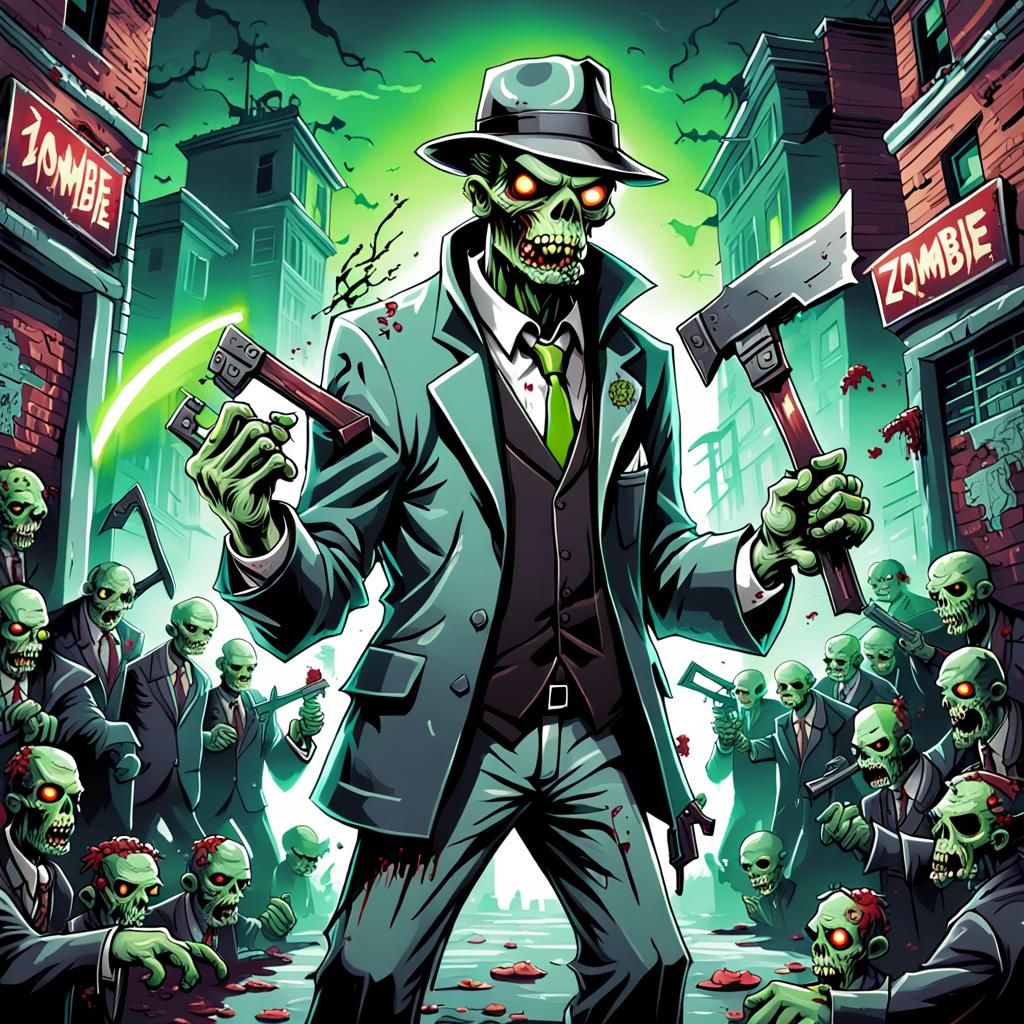 Undead Detective - AI Generated Artwork - NightCafe Creator