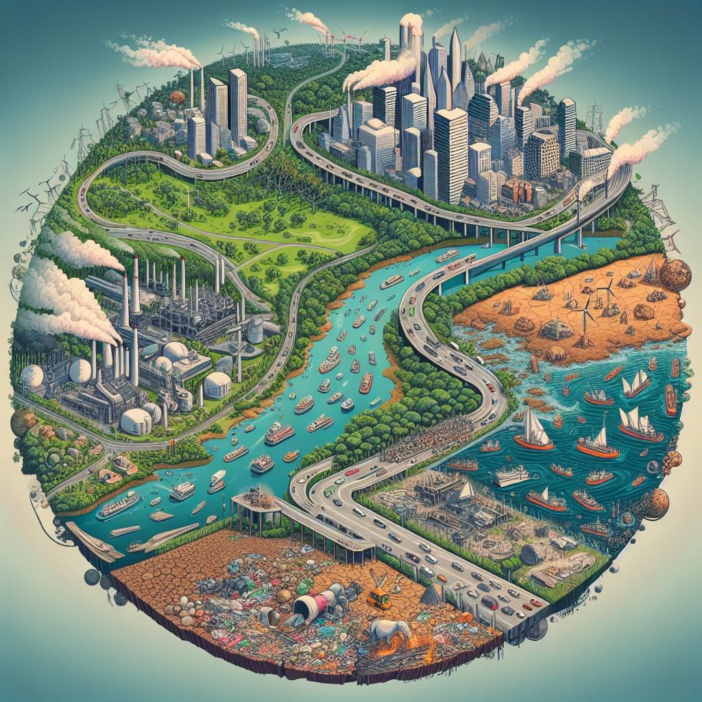 The Anthropocene 🌍 - AI Generated Artwork - NightCafe Creator