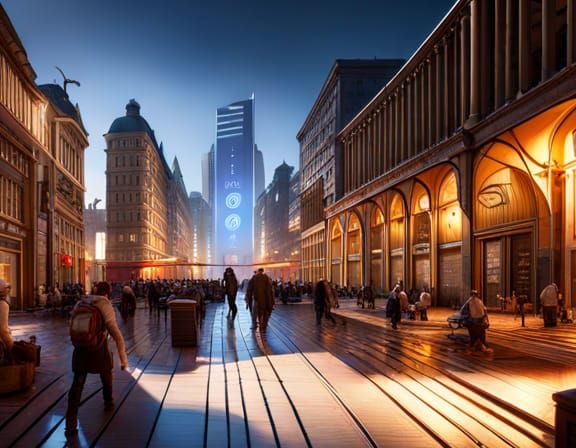 The Public Square of the Internet - AI Generated Artwork - NightCafe ...