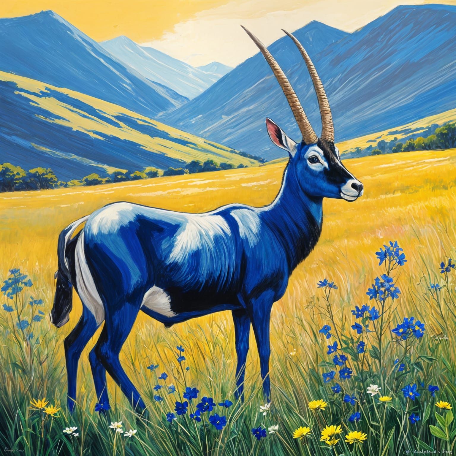 The Extinct Bluebuck from South Africa