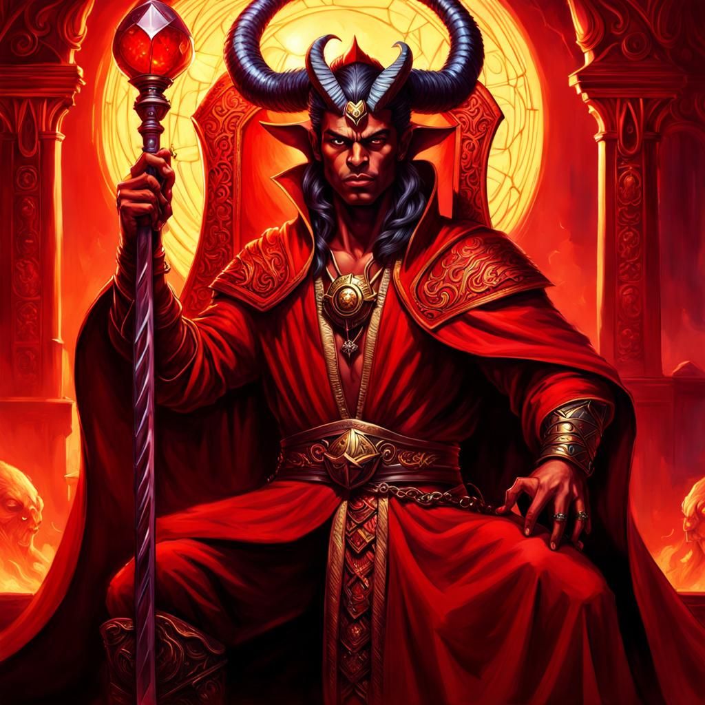 Asmodeus The Lord of Nessus - AI Generated Artwork - NightCafe Creator