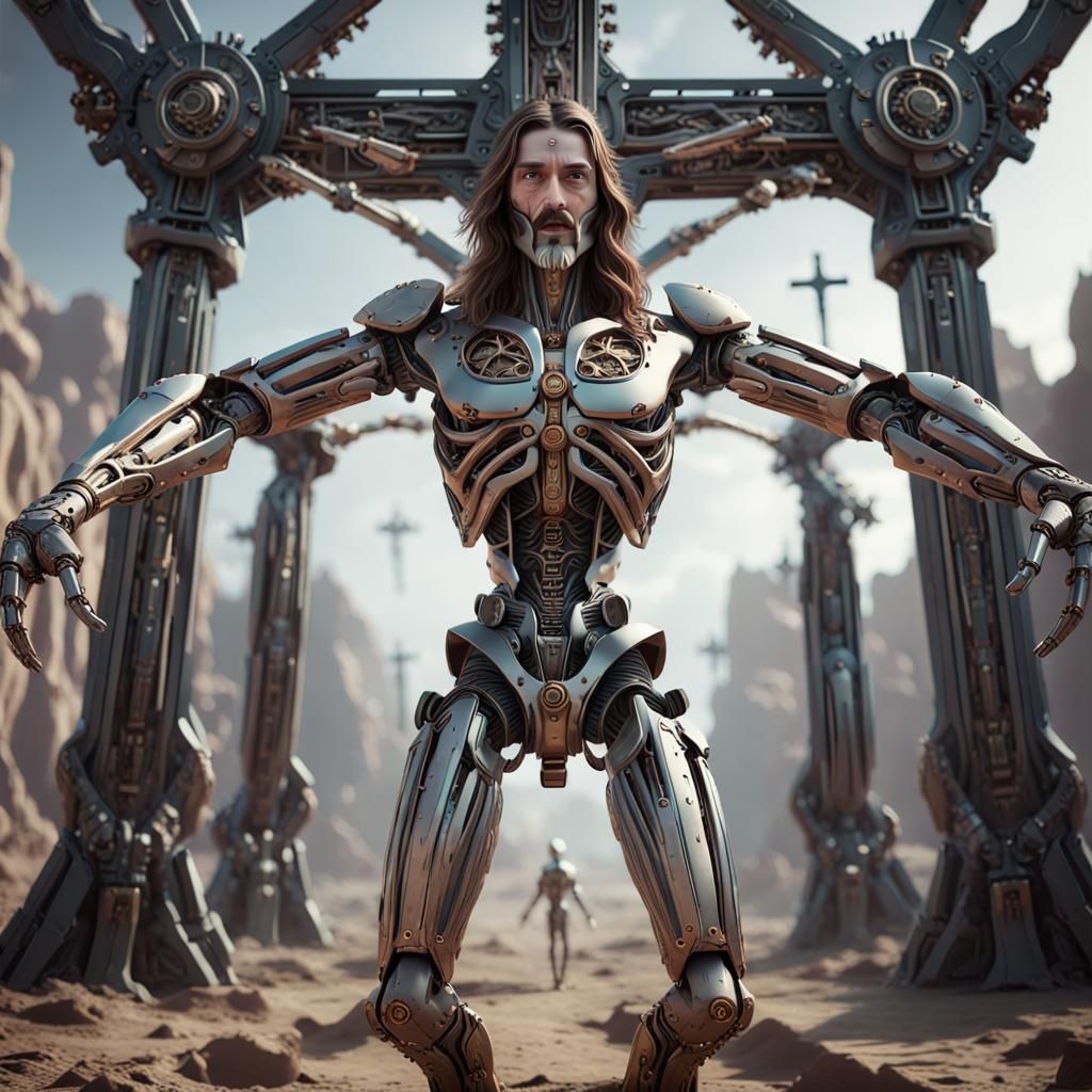 a whimsical take on the crucifixion of Jesus Christ if jesus was an ...