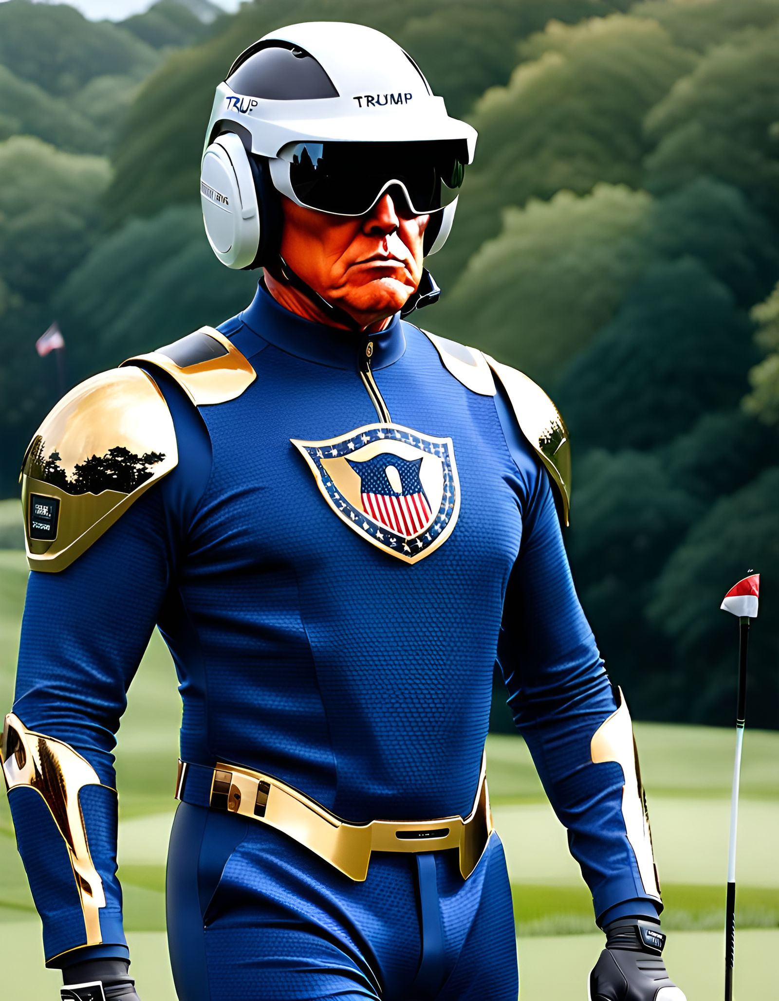 AR Vision Pro Helmet With Optional Latex Mask & Muscle Suit - AI ...