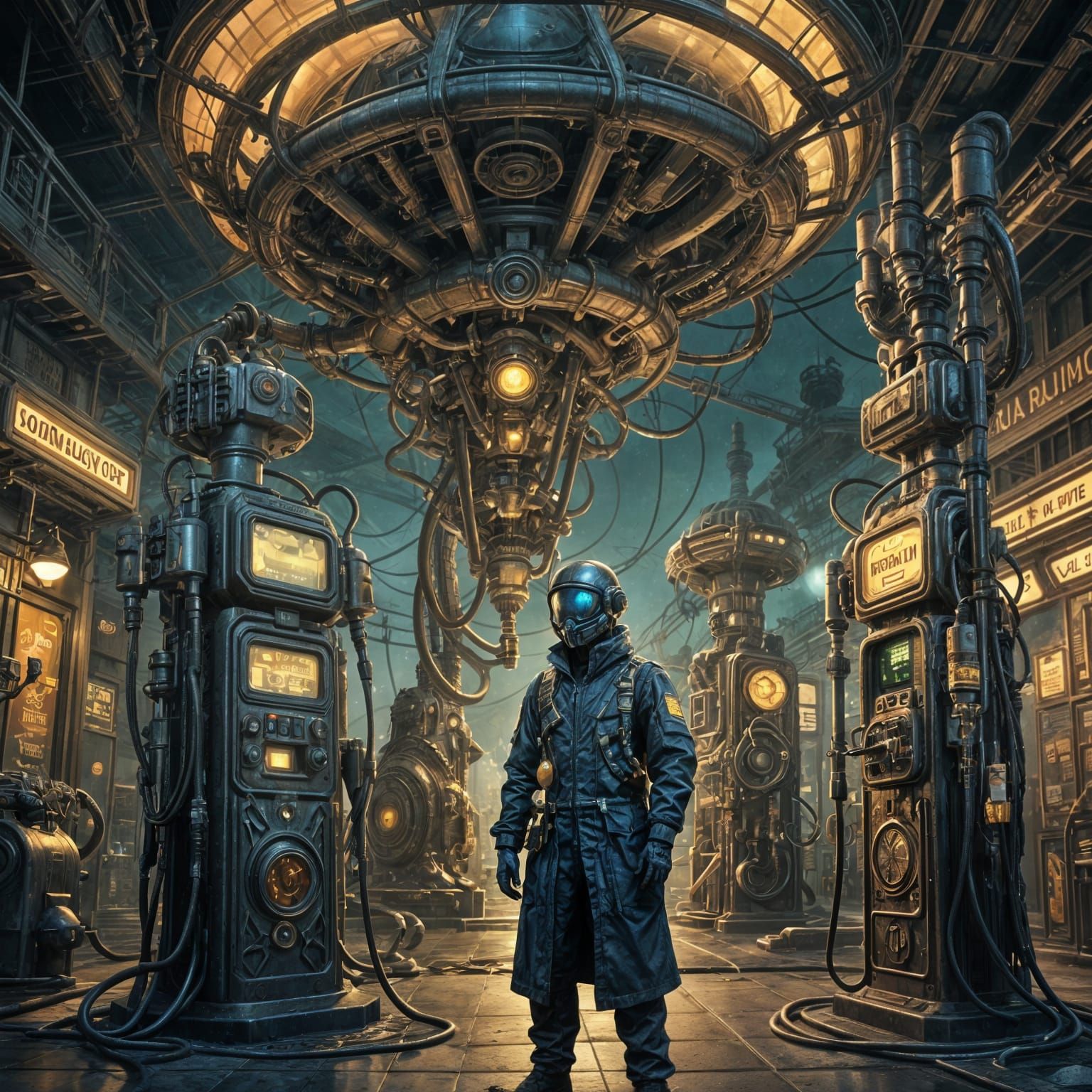 Alien service station - Alien service station